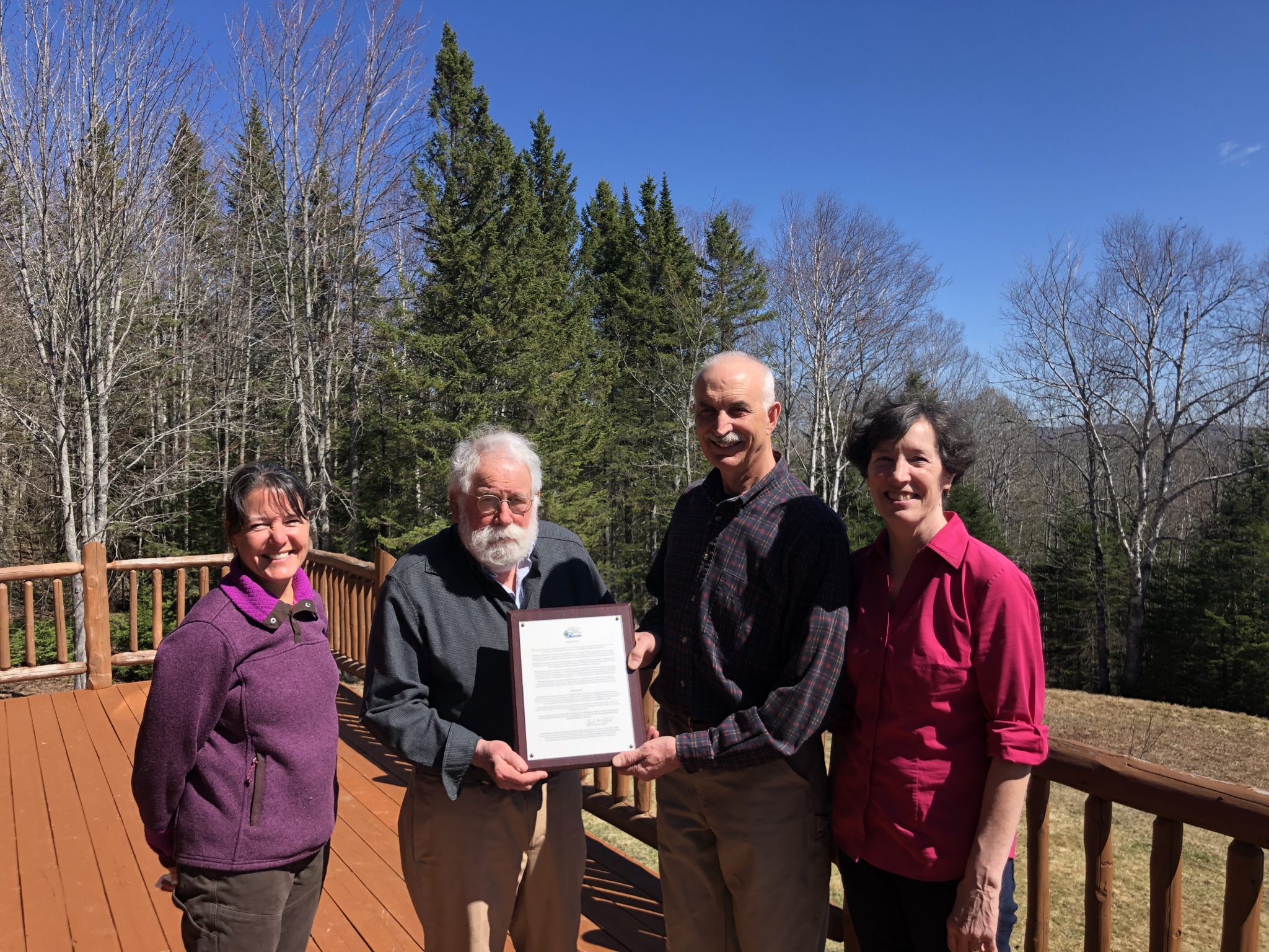 AWWF Presents Board Resolution Honoring Matt and Ruth LaRoche ...